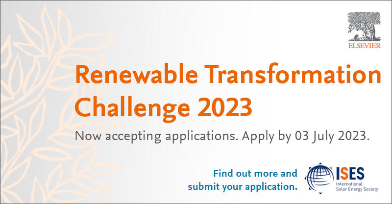 Win €20,000 for Your Project Renewabel Energy Project - RTC 2023 Launched! | ISES